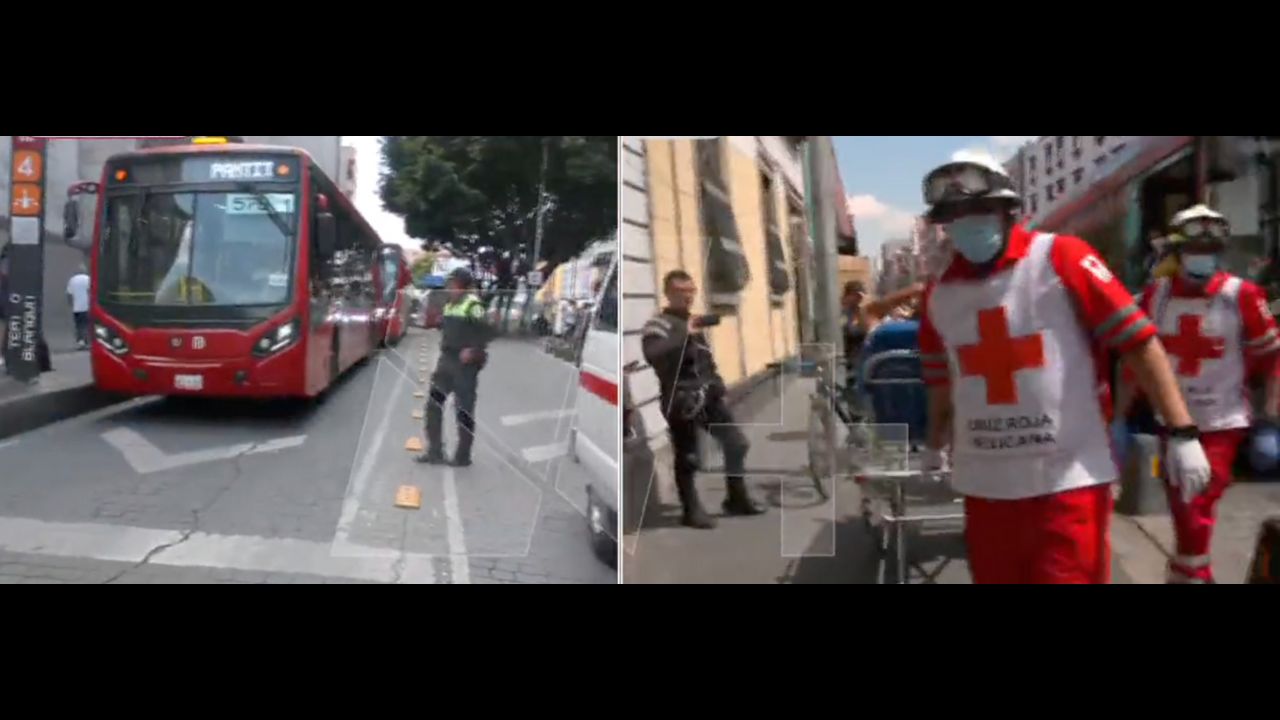 Chofer de la L4 del Metrobús se desmaya y pasajeros toman control de la ... Chofer de la L4 del Metrobús se desmaya y pasajeros toman control de la ...